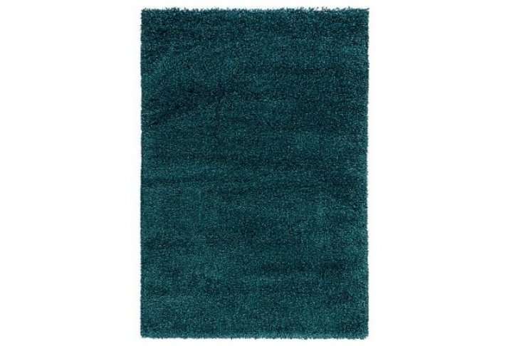 Thick 5cm Pile Shaggy Rug, Teal, 120 x 170cm | Absolute Home