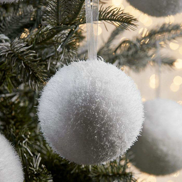 Twelve Hanging White Snowballs | Absolute Home