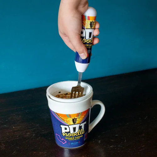 Doner Kebab Pot Noodle T Set With Mug And Spinning Fork Absolute Home